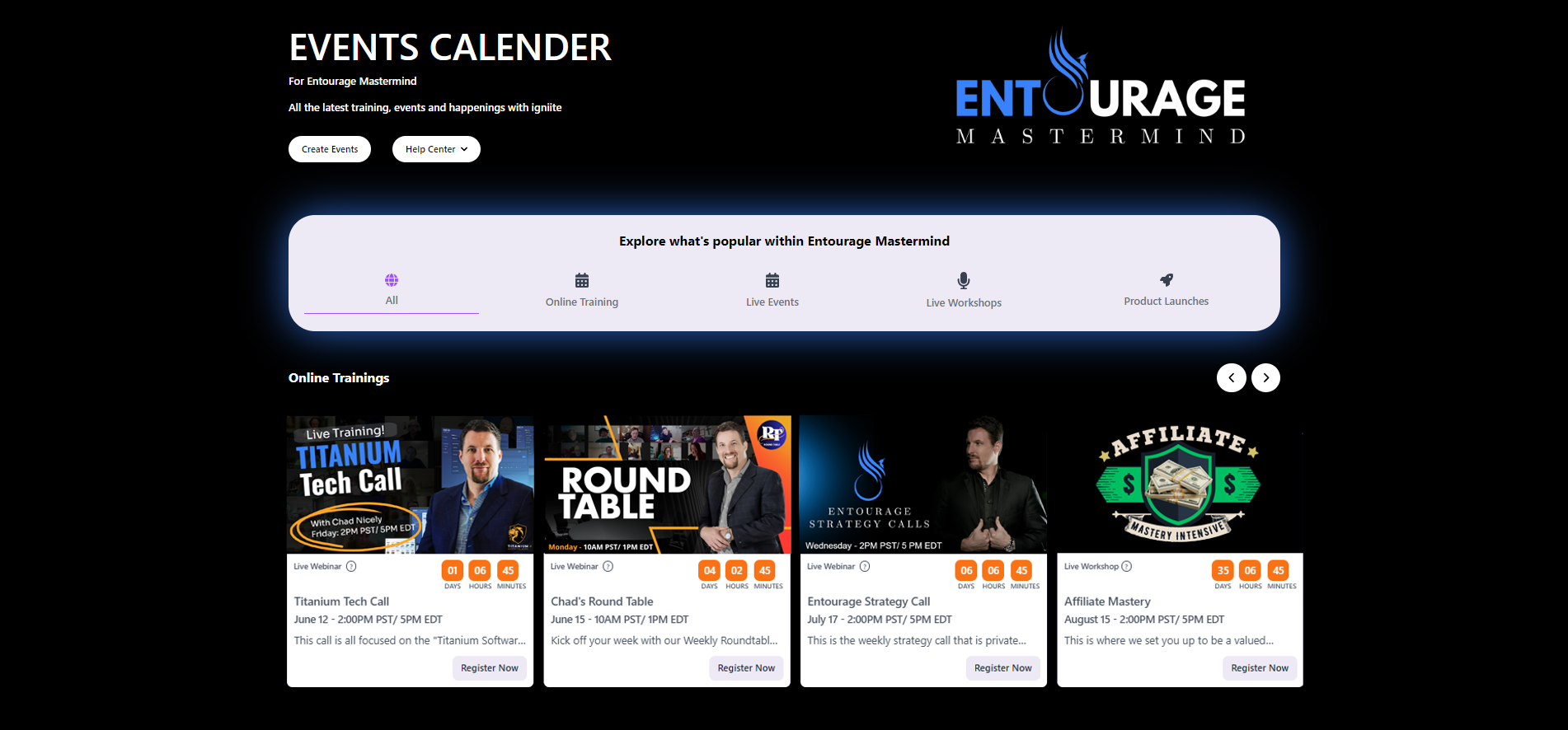 Entourage Mastermind